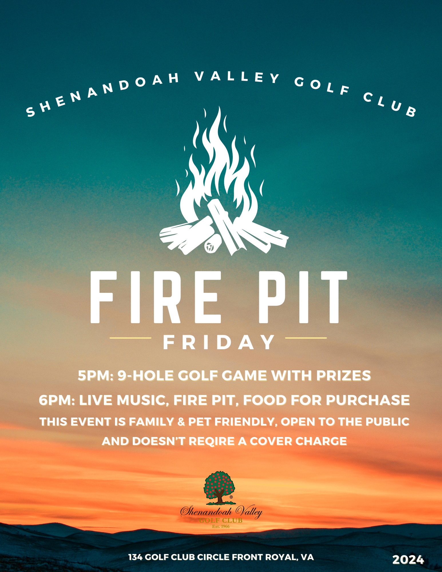 Fire Pit Friday - Shenandoah Valley Golf Club