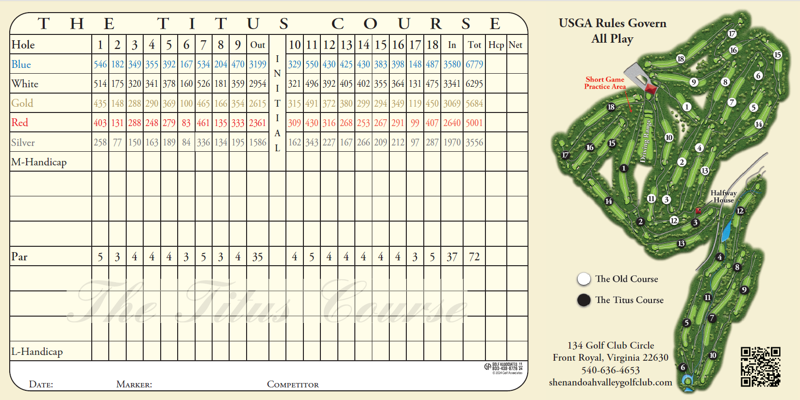 The Titus Course - Shenandoah Valley Golf Club